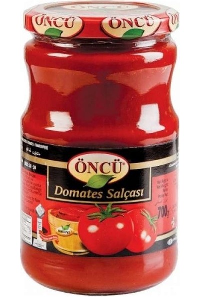 Öncü Domates Salçası Cam 700 gr 3 Adet Öncü Domates Salçası Cam 700 gr 3 Adet
