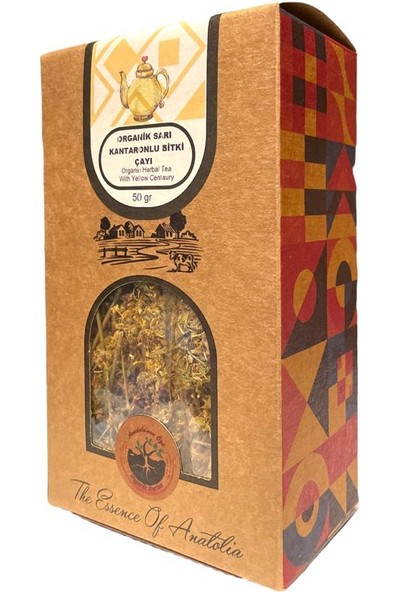 Anadolunun Özü Organik Sarı Kantaronlu Çay ''50gr''