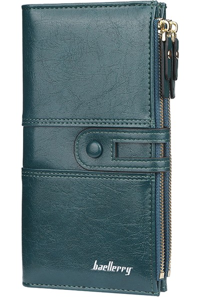 Black Tea Cüzdan Kadınlar Uzun Büyük Kapasiteli Toka Fermuarlı Moda Çok Kartlı Cüzdan (Yurt Dışından)