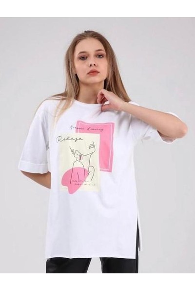 Dior Pembebaskılı T-Shirt