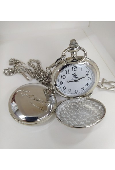 G Sport Polo Atatürk Imzalı Gümüş Köstekli Cep Saat G Sport Polo Atatürk Imzalı Gümüş Köstekli Cep Saat