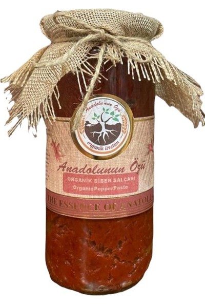 Anadolunun Özü Organik Biber Salçası ''450gr''