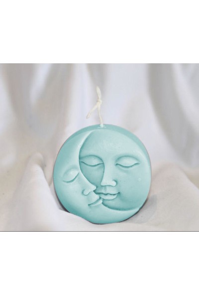 CC Design Ay Güneş Desenli Mum %100 Doğal Soya Waxı(Handmade) CC Design Ay Güneş Desenli Mum %100 Doğal Soya Waxı(Handmade)