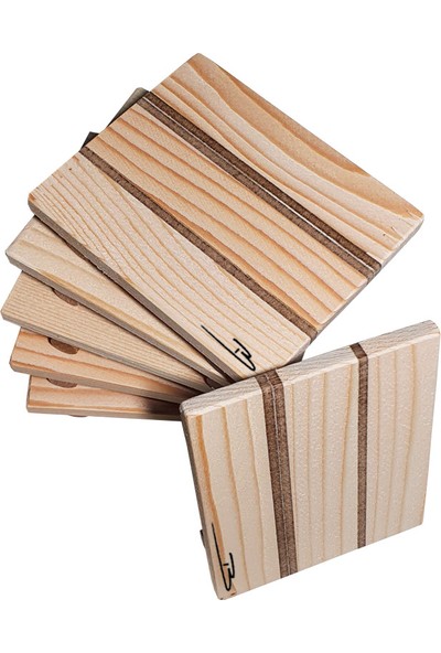 Barış Dizayn Doğal Ahşap Bardak Altlığı Fincan Altlığı Çay Tabağı (6lı Set) Barış Dizayn Doğal Ahşap Bardak Altlığı Fincan Altlığı Çay Tabağı (6lı Set)