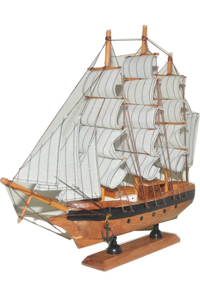 Elifeshop ES175296B El Yapımı Ahşap Yelkenli Gemi Maketi Barbaroslar Model 35 Cm. Büyük Boy Elifeshop ES175296B El Yapımı Ahşap Yelkenli Gemi Maketi Barbaroslar Model 35 Cm. Büyük Boy