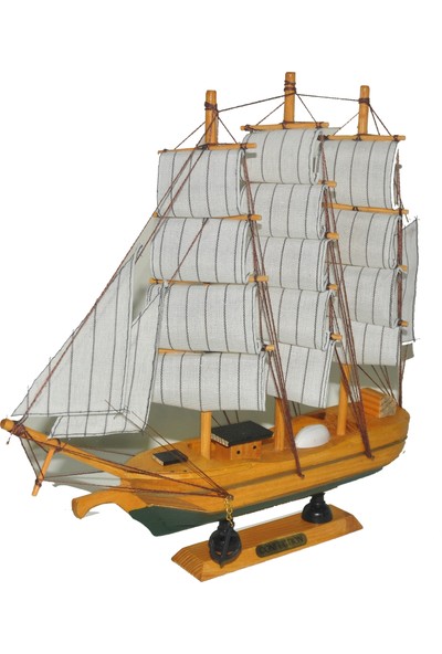 Elifeshop ES158240C El Yapımı Ahşap Yelkenli Gemi Maketi Barbaroslar Model 30 Cm. Büyük Boy Elifeshop ES158240C El Yapımı Ahşap Yelkenli Gemi Maketi Barbaroslar Model 30 Cm. Büyük Boy