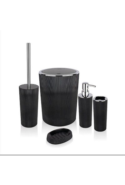 Nonni Home Art Kırılmaz Lüx 5 Parça Banyo Seti Nonni Home Art Kırılmaz Lüx 5 Parça Banyo Seti