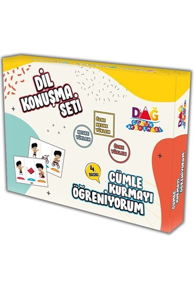 Dil Konuşma Seti - Cümle Kurmayı Öğreniyorum (Yeni) (Ciltli)