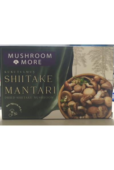 Mushroom & More Kurutulmuş Shııtake Mantarı 40 gr Mushroom & More Kurutulmuş Shııtake Mantarı 40 gr