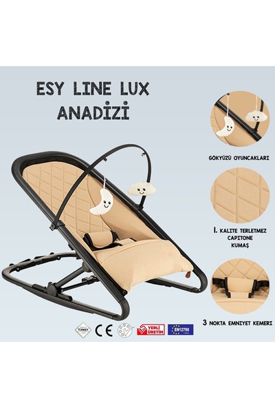 Esy Line Premium Sallanır Lüx Ana Kucağı ve Ana Dizi Esy Line Premium Sallanır Lüx Ana Kucağı ve Ana Dizi