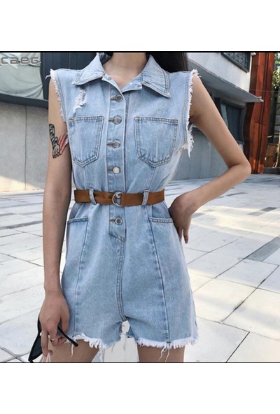 D Mores Style Kot Şort Takım