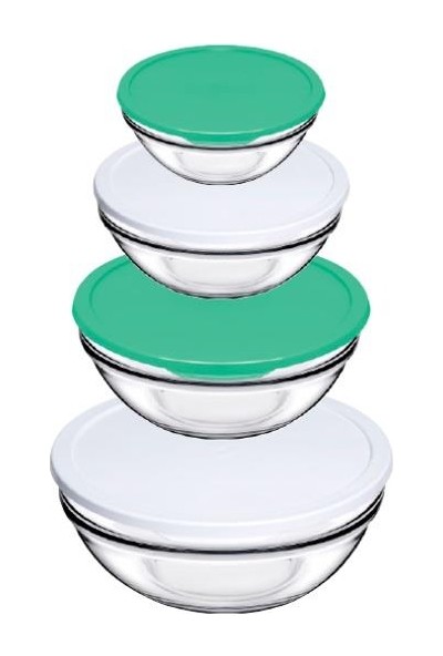 Paşabahçe Saklama Kabı Takımı 97268 4lü (595CC+1135CC+1700CC+2500CC)