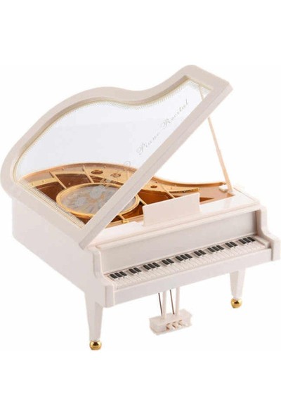 Daha Yok Mu Piyano Tasarımlı Balerin Müzik Kutusu Dekoratif Hediyelik Daha Yok Mu Piyano Tasarımlı Balerin Müzik Kutusu Dekoratif Hediyelik