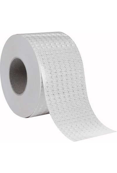 Nzb Reflektörlü Reflektif Fosforlu Şerit Bant Reflek Ikaz Bandı 10 cm Beyaz-10 Metre Nzb Reflektörlü Reflektif Fosforlu Şerit Bant Reflek Ikaz Bandı 10 cm Beyaz-10 Metre