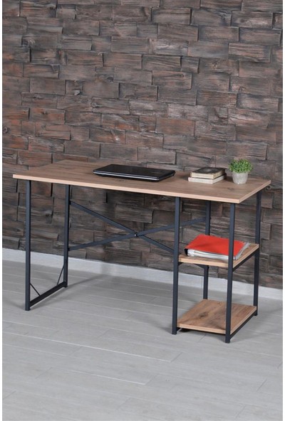 Woody Elementglobal Metal Çalışma Masası 2 Raflı Ofis Bilgisayar Laptop Masası Woody Elementglobal Metal Çalışma Masası 2 Raflı Ofis Bilgisayar Laptop Masası