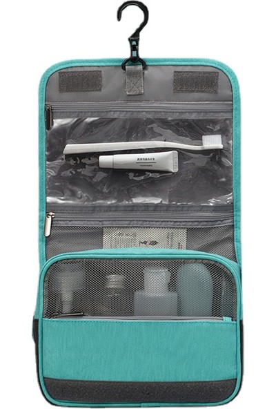 Lovehome Çok Bölmeli Büyük Kapasiteli Seyahat Çantası - Koyu Yeşil (Yurt Dışından)