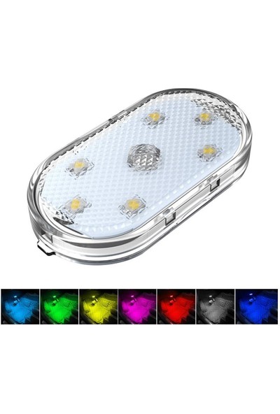 Eraks Araba Dokunmatik LED Renkli Aydınlatma Işığı Okuma Lambası Kamp Işığı Çok Amaçlı Şarjlı Eraks Araba Dokunmatik LED Renkli Aydınlatma Işığı Okuma Lambası Kamp Işığı Çok Amaçlı Şarjlı