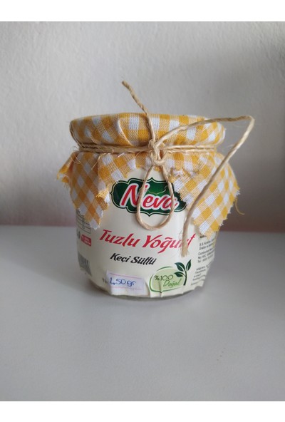 Tuzlu Yoğurt (Keçi Sütü) 450 gr