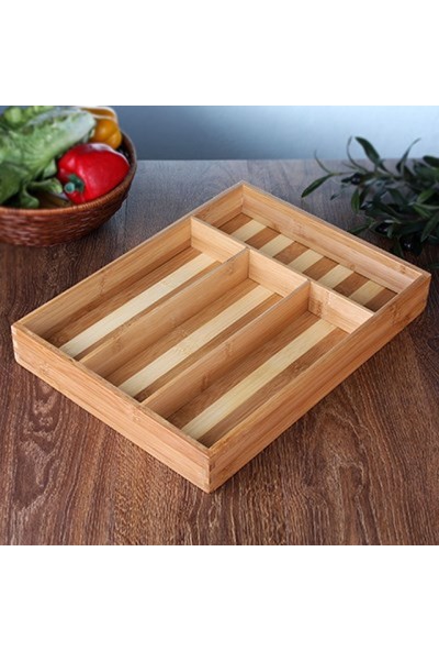 Shaman Home Bambu Çekmece Içi Kaşıklık 35*26 cm