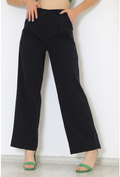 Asel Duru Palazzo Pantolon Siyah - 121.1322. Asel Duru Palazzo Pantolon Siyah - 121.1322.