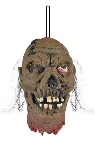 Yumuşak Plastik Malzemeden Imal Boynu Kesik Asmalı Saçlı Dekor 15 cm