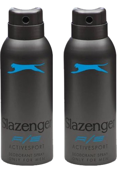 Slazenger 2 Adet Active Sport Mavi A / S Erkek Deodorant Sprey 150 ml Slazenger 2 Adet Active Sport Mavi A / S Erkek Deodorant Sprey 150 ml