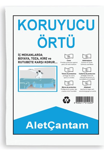 Aletçantam Koruyucu Hışır Örtü Boya Naylonu 50M² (4mt x 12,5mt) Aletçantam Koruyucu Hışır Örtü Boya Naylonu 50M² (4mt x 12,5mt)