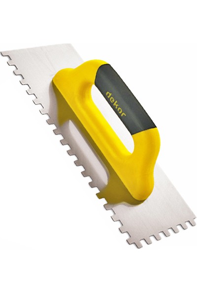 Dekor Seramik Malası Fayans Malası 40 cm Kapalı Sap 10X10 Kalın Dişli