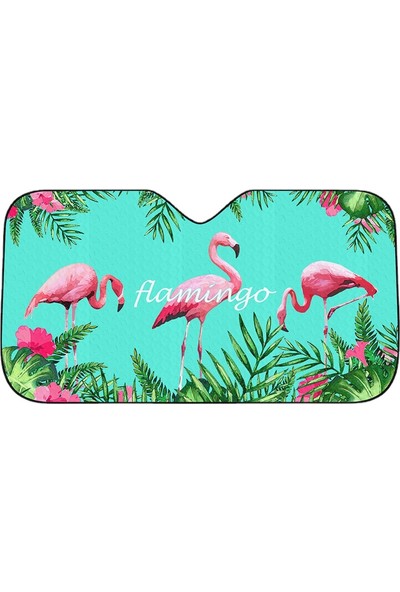 Dlloer 5 Kat Kalınlaştırılmış Alüminyum Araba Ön Cam Güneşliği - Yeşil (Yurt Dışından)