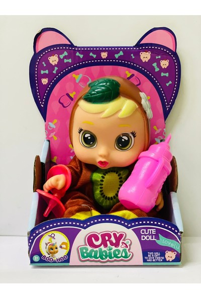 Cry Babies Ağlayan Bebekler Sesli Emzikli Biberonlu Oyuncak Et Bebek Cry Babies Ağlayan Bebekler Sesli Emzikli Biberonlu Oyuncak Et Bebek