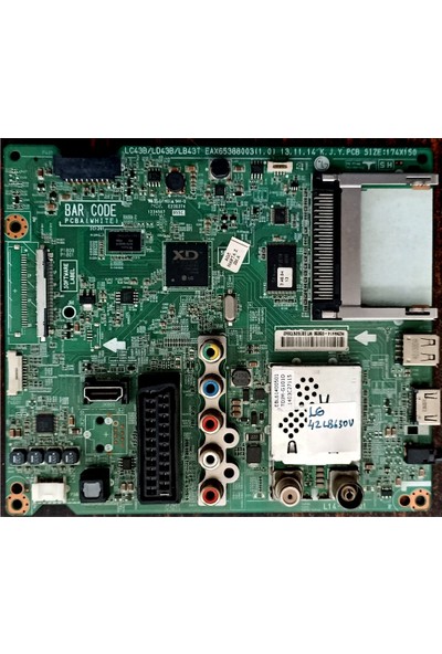 Kaşüstü Elektronik Lg LED Televizyon Anakart 42LB630V
