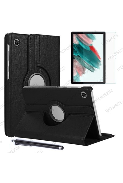Samsung Galaxy Tab A8 Sm X200 (2022) Kılıf Döner Kılıf + Ekran Koruyucu + Kalem ile Tam Uyumlu Samsung Galaxy Tab A8 Sm X200 (2022) Kılıf Döner Kılıf + Ekran Koruyucu + Kalem ile Tam Uyumlu