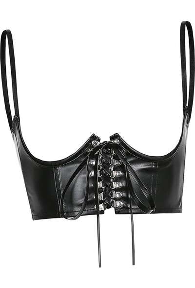 Flameer Moda Pu Deri Push Up Budier Korse Gövde Kablo Demeti Underbust Bel Kuşağı S Flameer Moda Pu Deri Push Up Budier Korse Gövde Kablo Demeti Underbust Bel Kuşağı S