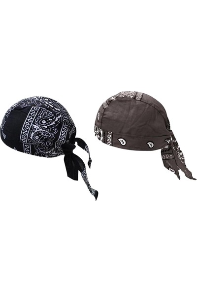 Flameer Korsan Şapkalar Bandana Beanie Rap Kask Astar Baş Sargısı Eşarp Kahverengi Siyah Flameer Korsan Şapkalar Bandana Beanie Rap Kask Astar Baş Sargısı Eşarp Kahverengi Siyah