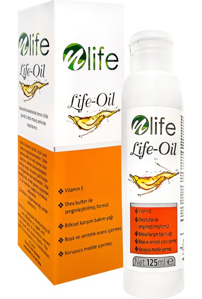 NLife Life Oil Bitkisel Karışımlı Bakım Yağı Yoğun Nem Çatlak ve Kırışıklık Karşıtı 125 ml NLife Life Oil Bitkisel Karışımlı Bakım Yağı Yoğun Nem Çatlak ve Kırışıklık Karşıtı 125 ml