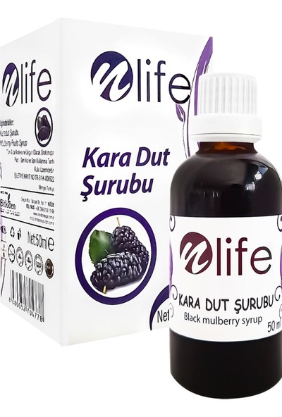 NLife Karadut Şurubu 50 ml