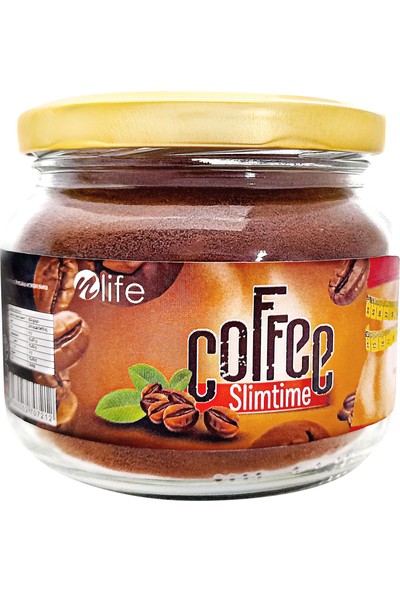 NLife Slimtime Coffee Hindiba Kahve 1 Aylık Kullanım 150 gr NLife Slimtime Coffee Hindiba Kahve 1 Aylık Kullanım 150 gr