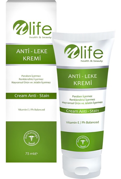 NLifeAnti Leke Kremi Koyu Leke Karşıtı Bakım Tüm Ciltler 75 ml