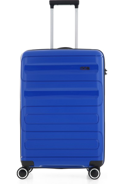 Ççs Saks Mavi Ççs 5225 Polipropilen Orta Boy Valiz Ççs Saks Mavi Ççs 5225 Polipropilen Orta Boy Valiz