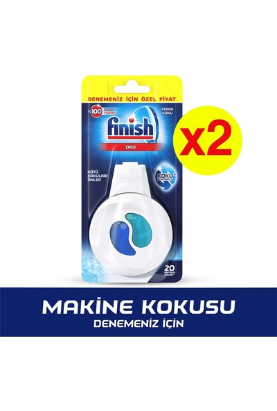 Finish Deo Bulaşık Makinesi Kokusu Şelale Ferahlığı 2x4 ml Finish Deo Bulaşık Makinesi Kokusu Şelale Ferahlığı 2x4 ml