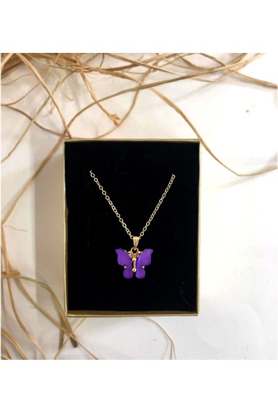 Sevgi Hediyelik Kelebek Kolye