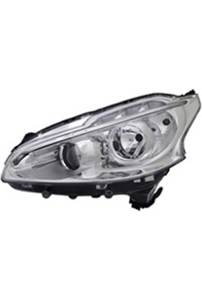Tyc Peugeot 208 Ön Far Elektrık Motorluled Gündüz Farlı Sol 12 - 15 1609697180