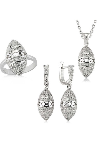 York Nevada Gümüş Mekik Montür Bayan Set