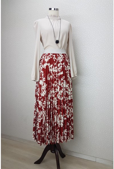 Sentez Qys Etek SZ-450Ç Çiçek Piliseli #21-07# Sentez Qys Etek SZ-450Ç Çiçek Piliseli #21-07#