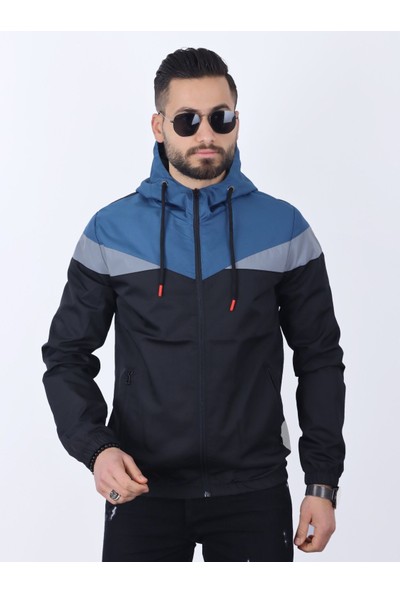 Moman Erkek Lacivert Reflektörlü Mont Moman Erkek Lacivert Reflektörlü Mont