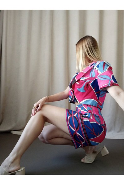 Girlboss Butik Etnik Desen Kalem Etek