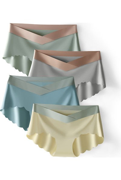Mınmın Düşük Bel Hamile Külot - Buz Ipek - Fitting - Külot - 4 Parça Takım (Yurt Dışından) Mınmın Düşük Bel Hamile Külot - Buz Ipek - Fitting - Külot - 4 Parça Takım (Yurt Dışından)