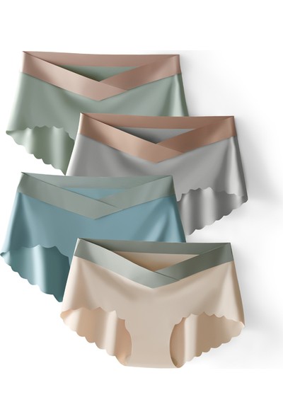 Mınmın Düşük Bel Hamile Külot - Buz Ipek - Fitting - Külot - 4 Parça Takım (Yurt Dışından) Mınmın Düşük Bel Hamile Külot - Buz Ipek - Fitting - Külot - 4 Parça Takım (Yurt Dışından)