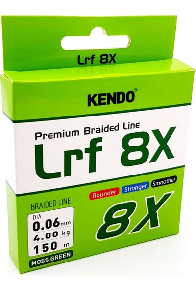 Kendo Lrf 8x Fighting 150 mt mm Örgü Ip (Moss Green) Kendo Lrf 8x Fighting 150 mt mm Örgü Ip (Moss Green)