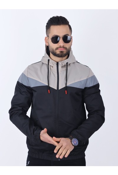 Moman Erkek Bej Reflektörlü Mont